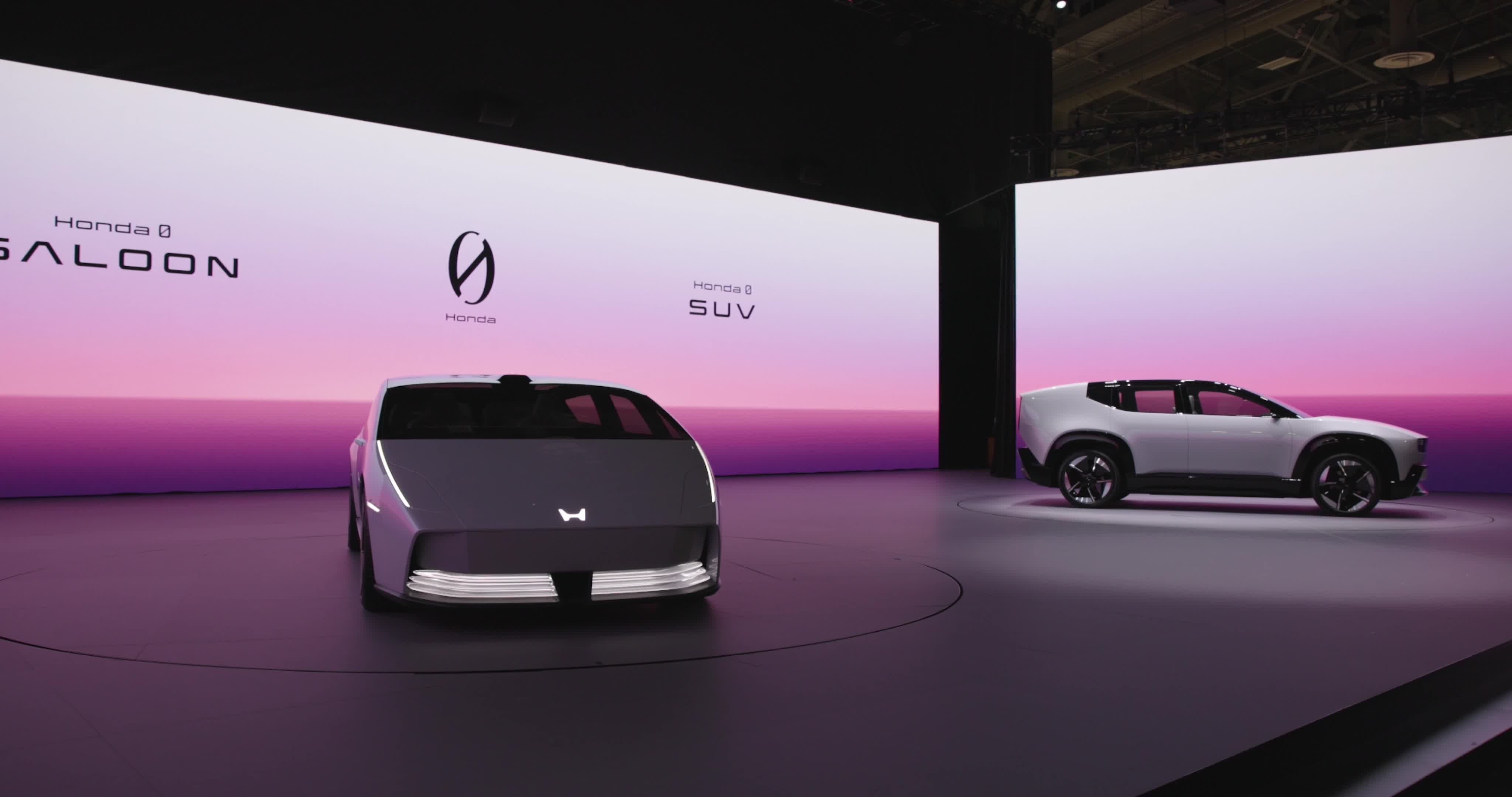 Honda 0 Series Saloon and SUV Prototypes Debut at 2025 CES – B-roll